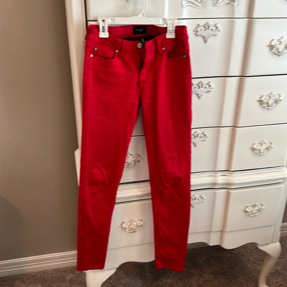 Jeans | Celebrity Pink Red Pants Colored Jeans Size 1 Euc | Poshmark